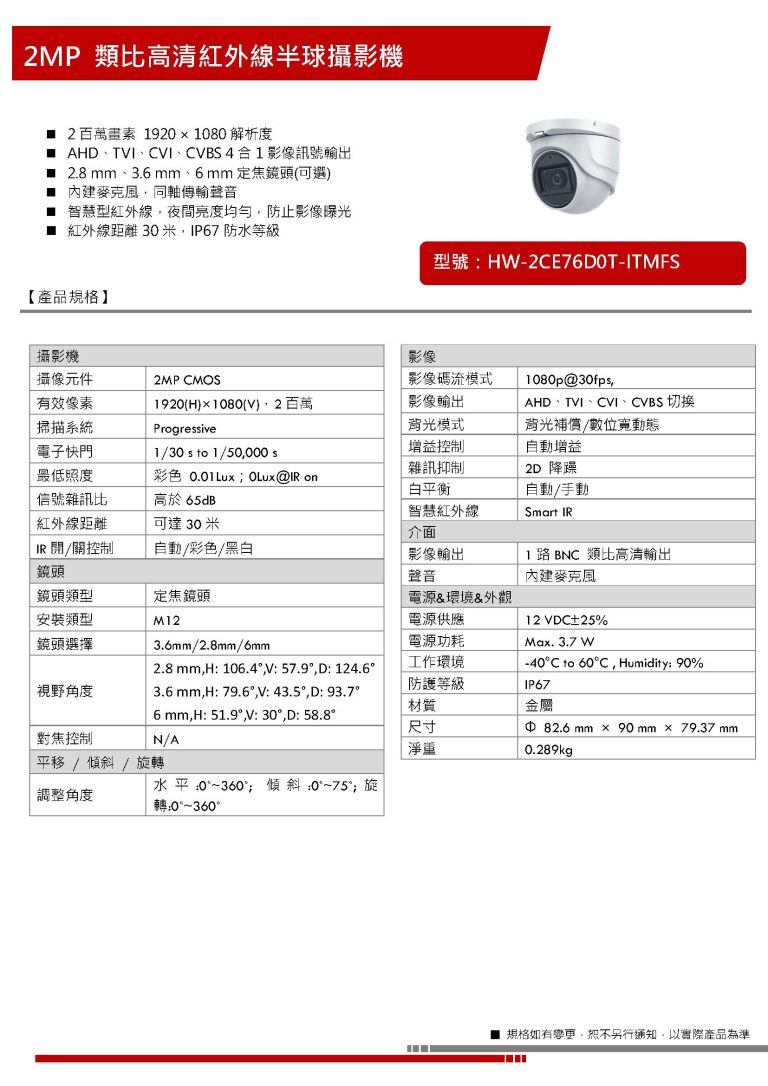 HW-2CE76D0T-ITMFS – 俋睿股份有限公司